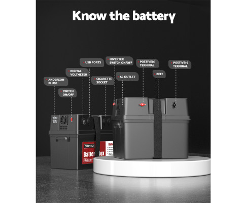 Best Battery Box With Inverter > 4wd Lights and Camping Supplies