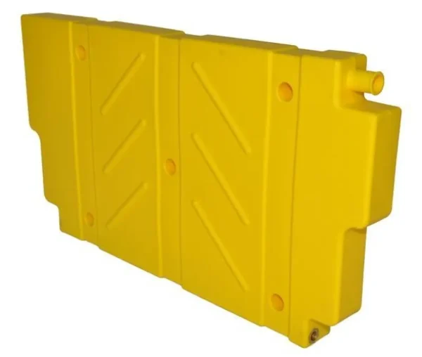 Poly Diesel Fuel Tank 45 Litre BOAB YELLOW Vertically/Flat
